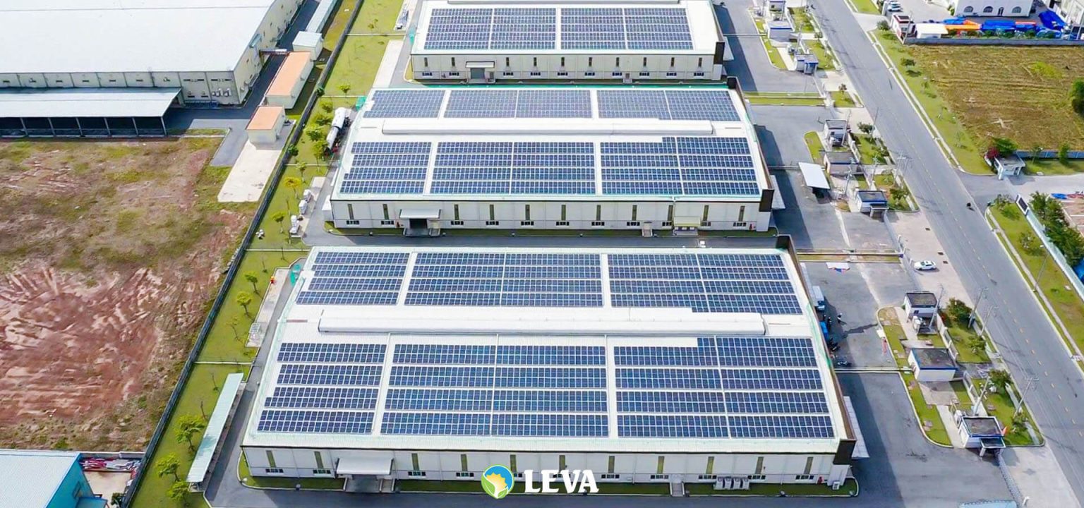 DỰ ÁN ĐIỆN MẶT TRỜI ÁP MÁI CHO KHU CÔNG NGHIỆP VIỆT NAM SINGAPORE II - Levacorp